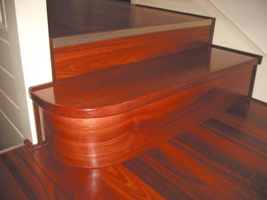 Staircase building - dress your staircase in hardwood